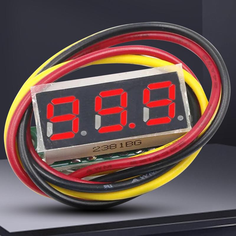 Penguji Voltan Digital, 3 Wayar, Merah / Biru / Kuning / Hijau ...