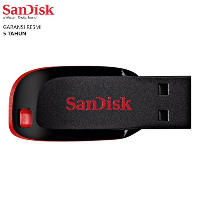 Jual Flashdisk Sandisk Cruzer Blade 32GB Flash Drive Disk 32 GB Besi ...