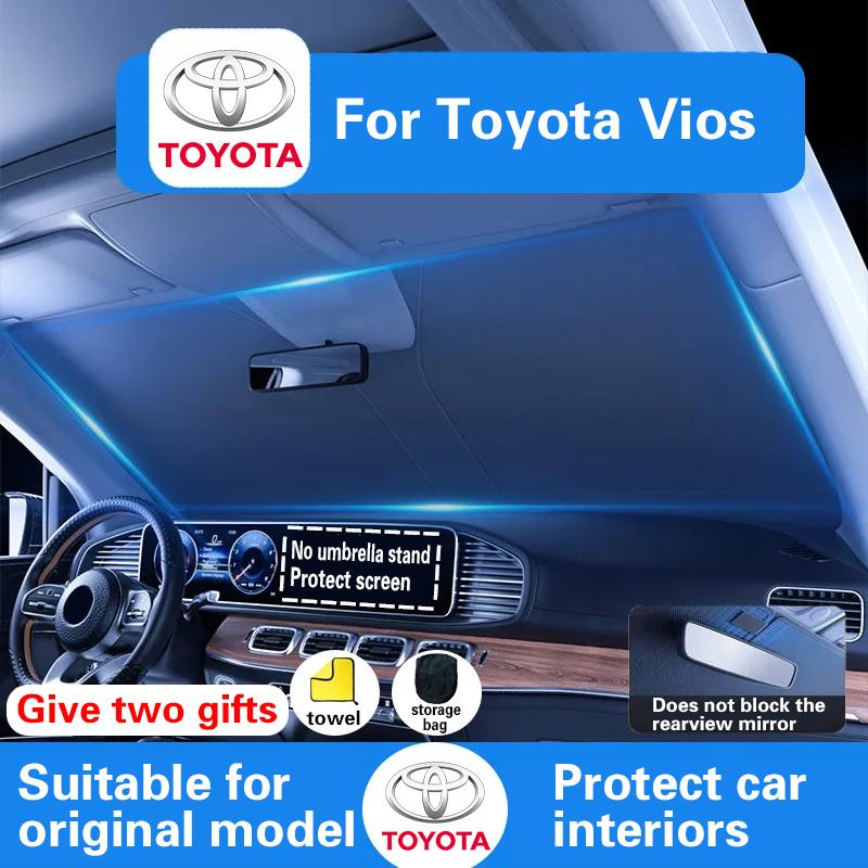 Car Front Window Sunshade Cover For Toyota Vios Windshield Visor ...