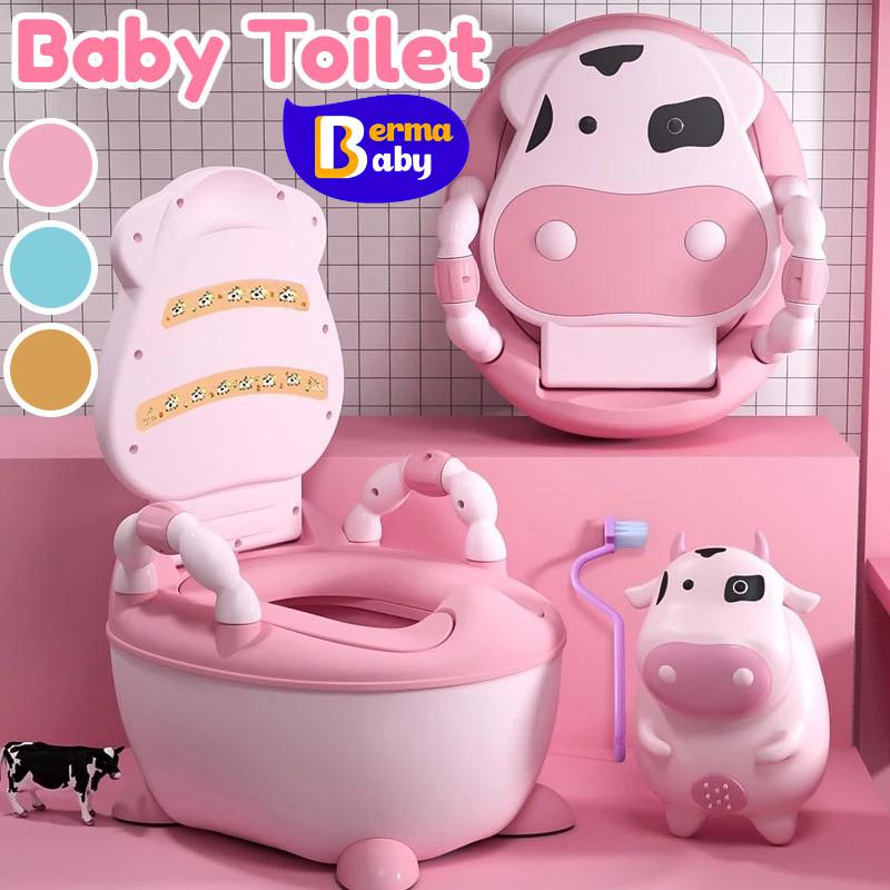 Berma Baby Children's Toilet Baby Potty Urinal Cartoon Cows Design ...