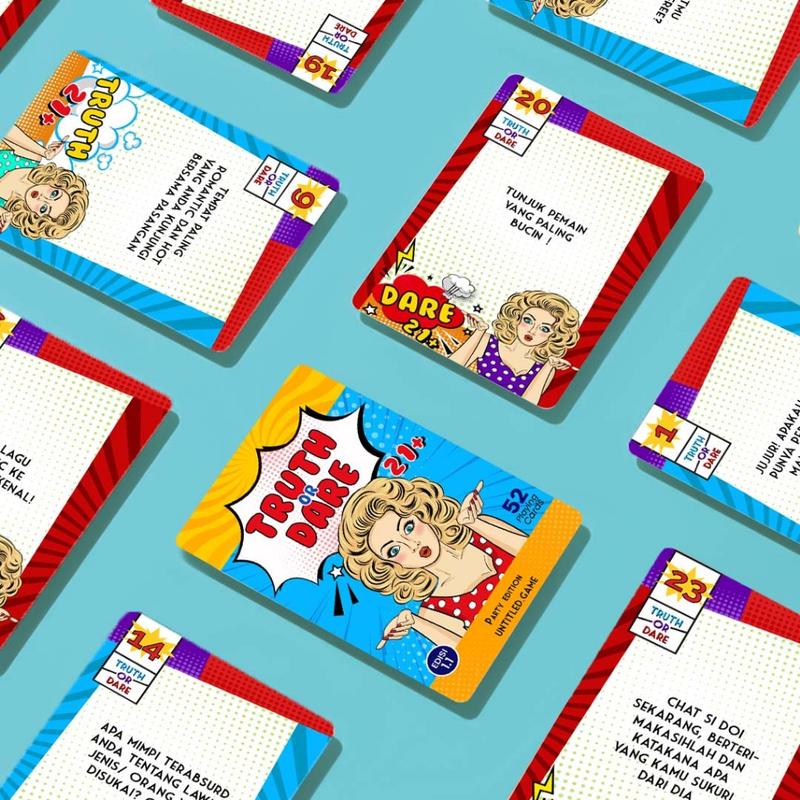 Permainan Kartu TOD Edisi 1 Truth Or Dare Card Game Mainan Kelompok ...