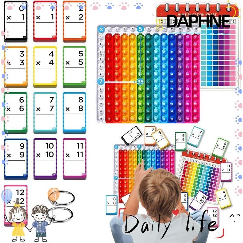 DAPHNE Multiplication Flash Card, Preschool Education with Multi-Math ...