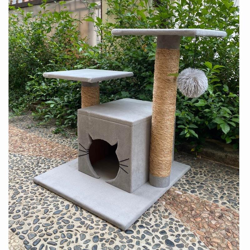 CAT CONDO 04 Pohon Cakaran Garukan Kucing Stratcher Tree Murah - Shop ...