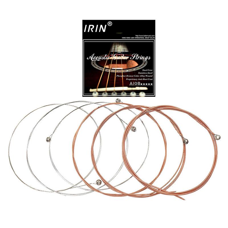 Tali Gitar Akustik, A108, 6 Keping / Set, 009-045 Inci, 6 Tali ...