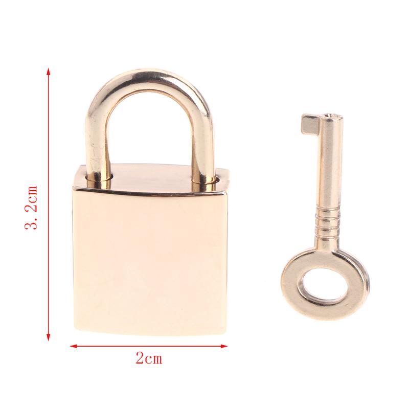 Vintage Small Square Lock With for Key Mini Padlock Metal fo - TikTok ...