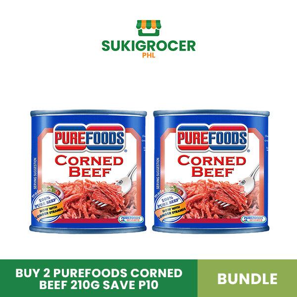 Buy 2 Purefoods Corned Beef 210G Save P10 - TikTok Shop Philippines