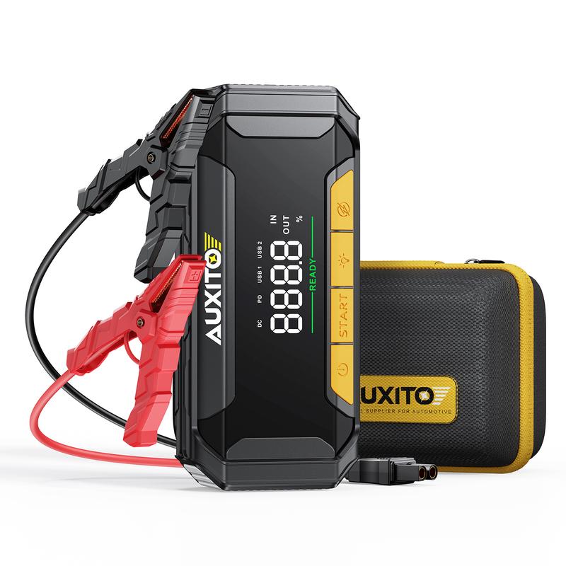 AUXITO Jump Starter 8000A Peak Jump Box(All Gas,up to 10.0L Diesel ...