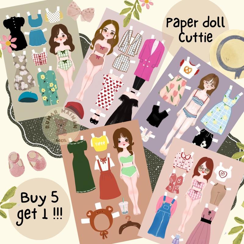 PAPER DOLL MAINAN KERTAS PAPERDOLL MAINAN ANAK BP BP AN BONGKAR - Shop ...