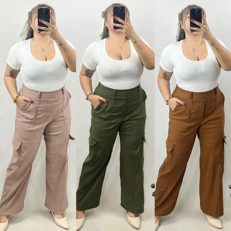 GATclothing - SELENE EXTRA PLUS SIZE BAGGY CARGO PANTS FOR WOMEN ...