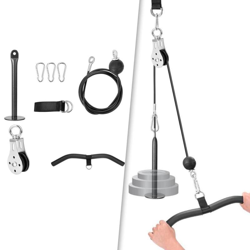 Weight Lift Pulley Pull Down Machine Attachment for Bodybuilding ...