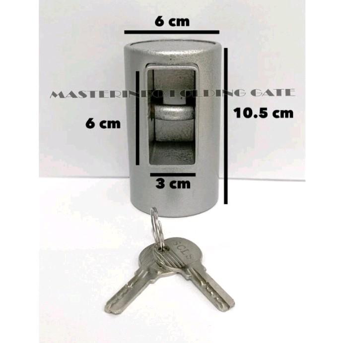 Gembok tabung folding gate ( gembok ruko) / GEMBOK ANTI MALING - Shop ...