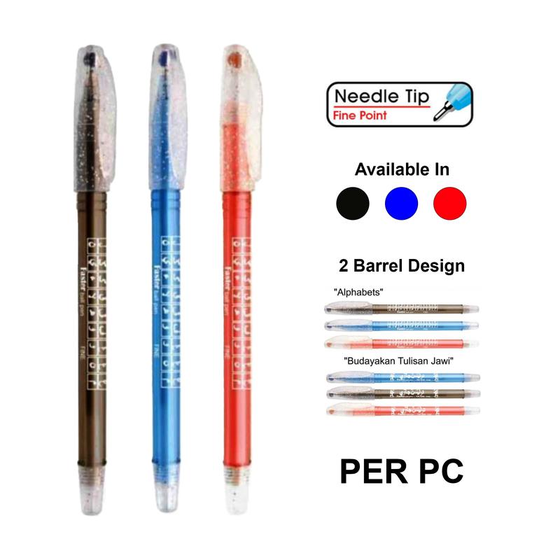Faster Needle Tip Ball Point Pen - 0.7mm (CX-444) Office Stationery ...