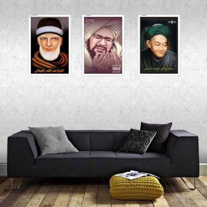 CETAK POSTER FOTO HABIB FOTO ULAMA HIASAN DEKORASI DINDING - Shop ...