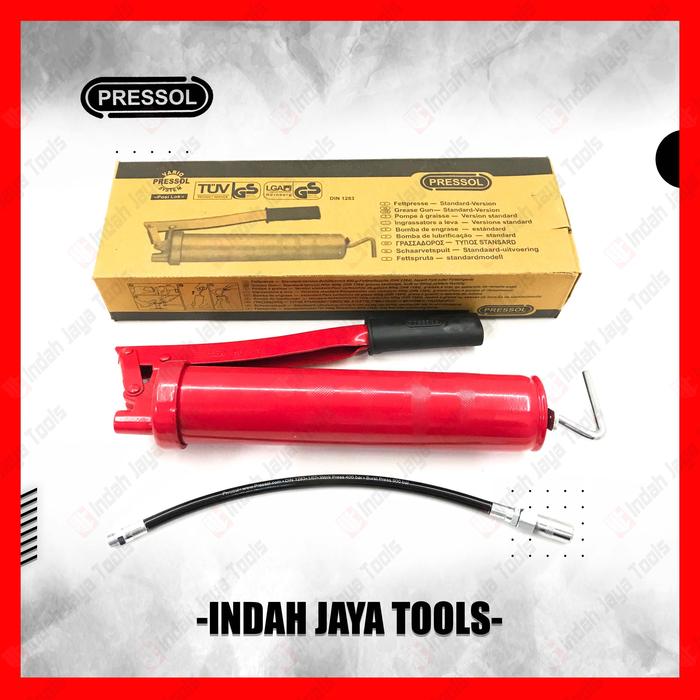 Promo PRESSOL Grease Gun 500 CC Pompa Oli Gemuk Tangan Stempet Oil ...