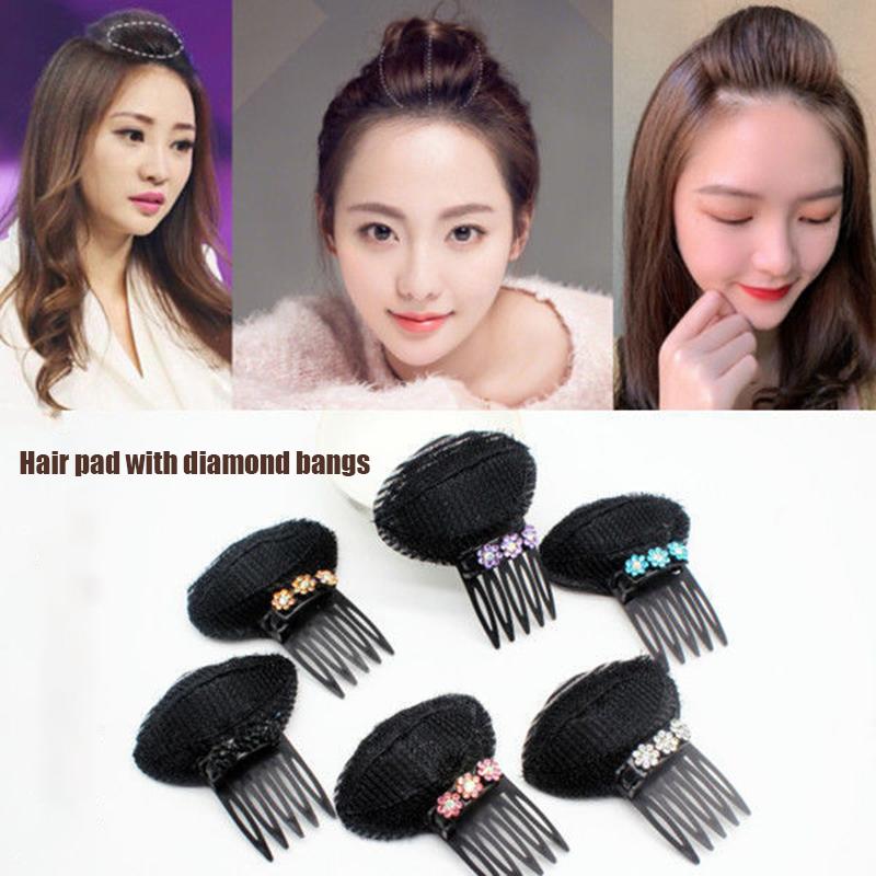 Invisible Fluffy Sponge Hair Clip Front Hair Line Volume Bas - TikTok ...