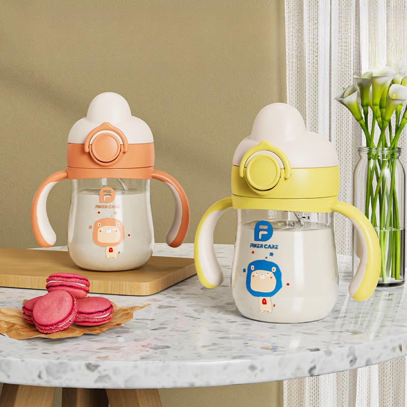 240ML Baby Water bottles Baby Feeding Cup With Straw Childre - TikTok ...
