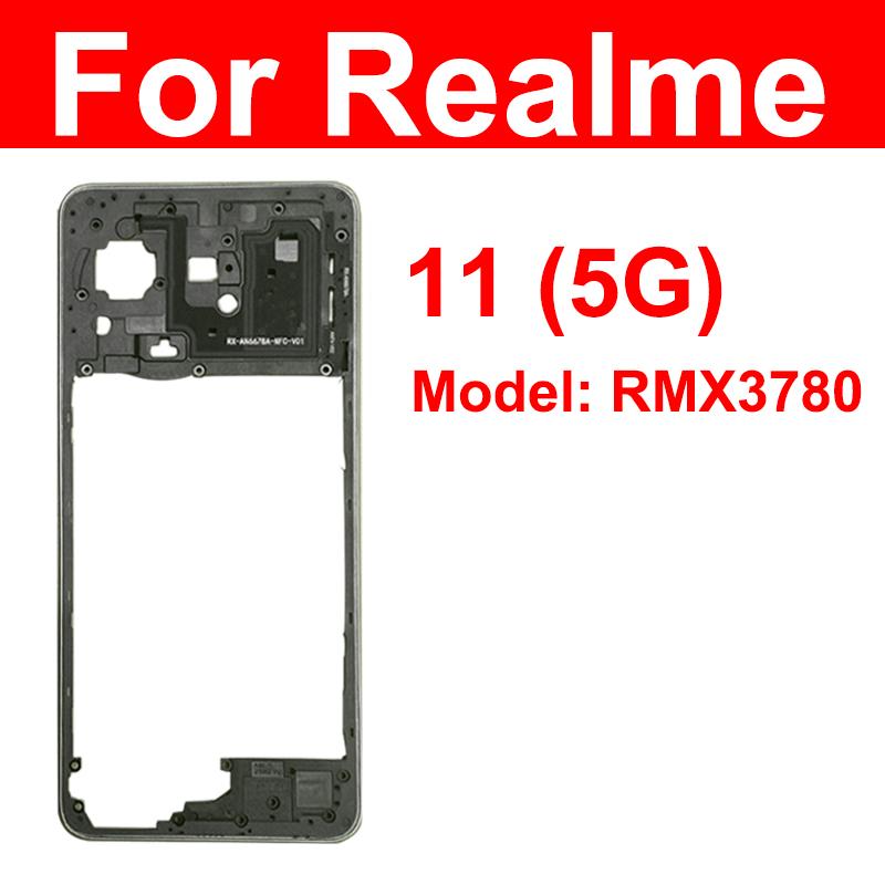 For Realme 11 5G RMX3780 Middle Frame Cover Middle Housing Holder ...
