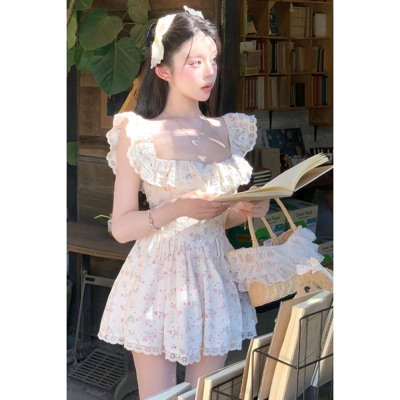 Gaun Bunga, Gaya Perancis, Untuk Wanita, Ketibaan Baru Musim - TikTok ...