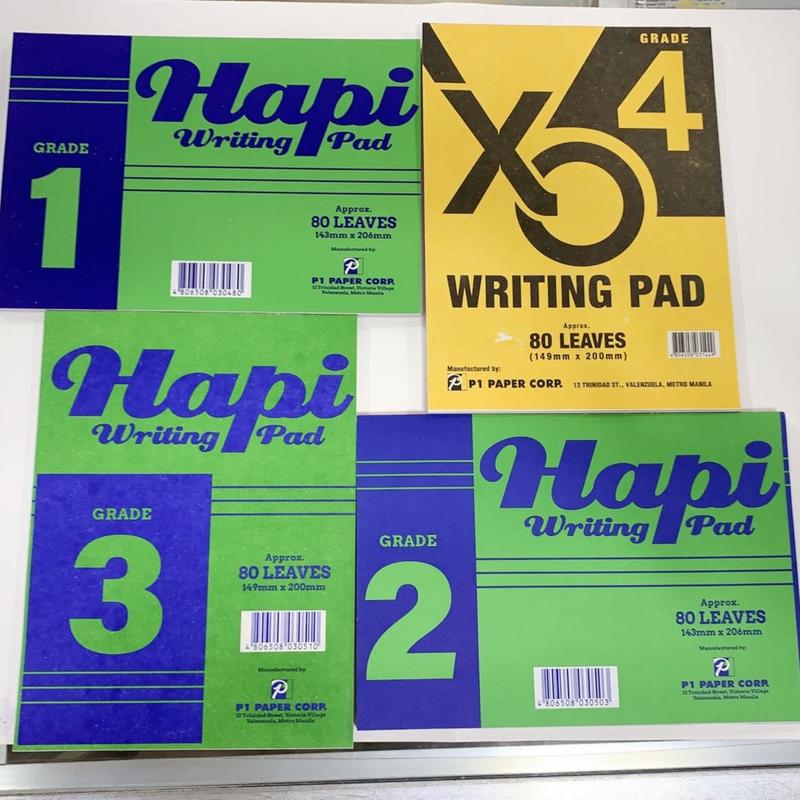 COD Writing Pad Grade ( 1 - 4 ) Hapi Writing paper - TikTok Shop ...