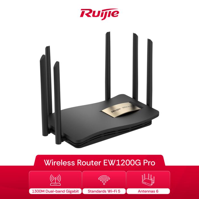 Promo Ruijie Reyee RG EW1200G Pro 1300m Dual Band Gigabit Wireless ...