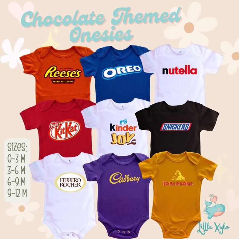 Little Xylo Chocolate Themed Baby Onesie Soft Cotton - TikTok Shop ...