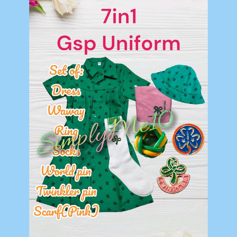7in1 Set Gsp Uniform Dress for kids girl - TikTok Shop Philippines