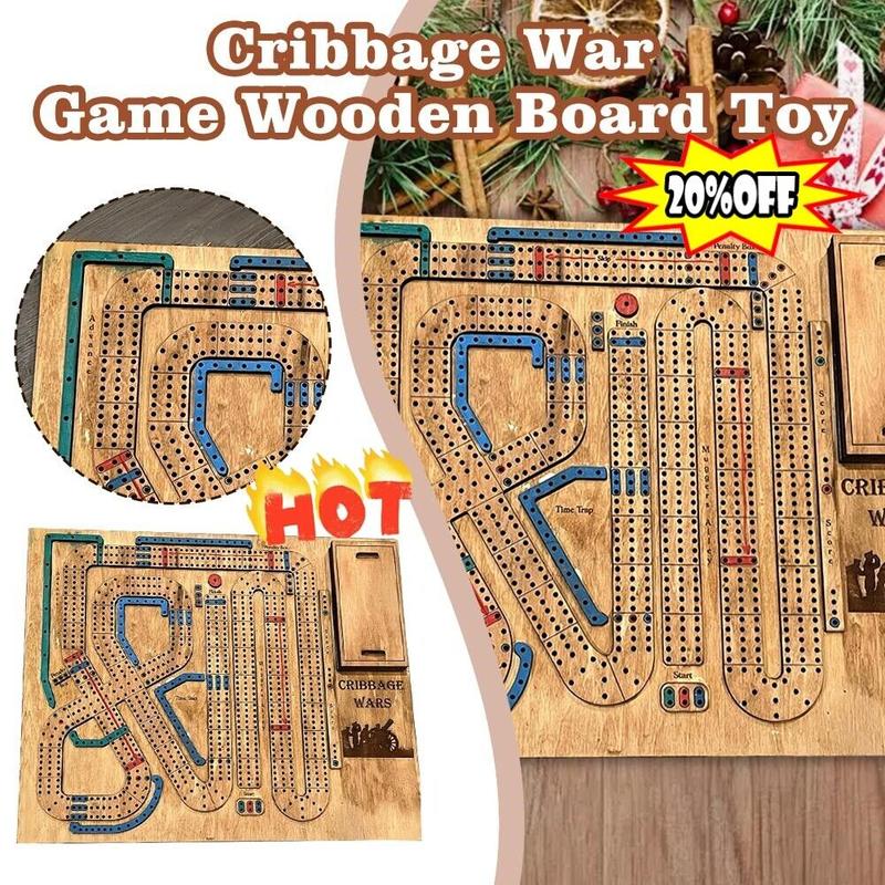 Premium Wooden Cribbage Board Game Set – Cribbage Wars 2024 Edition ...