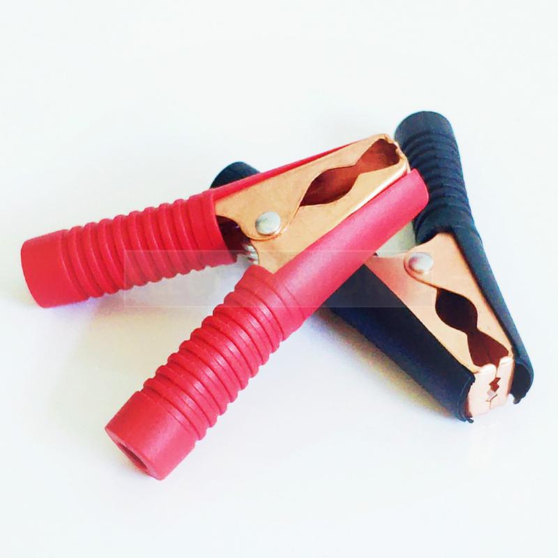 Alligator Clips Hot Car Battery Clamps Crocodile Clip 100A Red Black ...