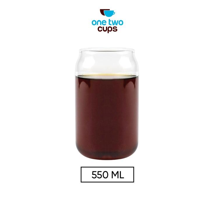 One Two Cups Gelas Minuman Kaleng Can Shape Borosilicate Glass - Shop ...