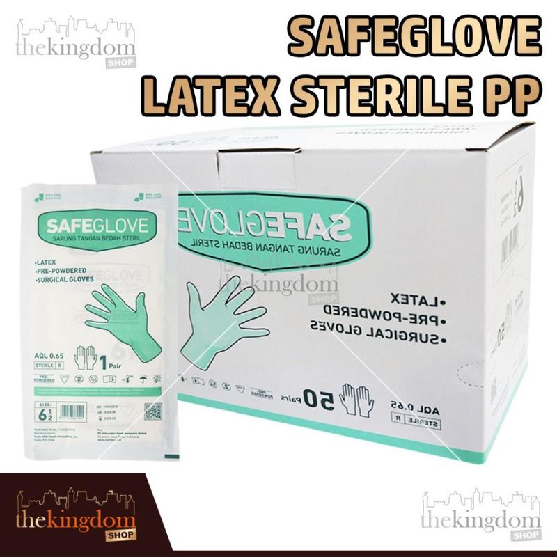 Safeglove Latex Sterile PP Powdered Gloves Sarung Tangan Steril - Shop ...