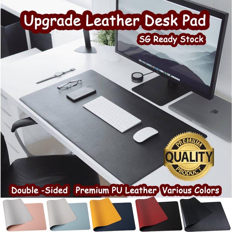 Double-Sided Leather Desk Pad Protector Mouse Pad Office Des - TikTok ...