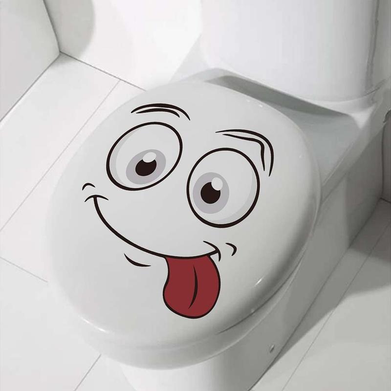 Gonner Stickers PVC Cartoon Toilet Sticker Refrigerator Stickers ...