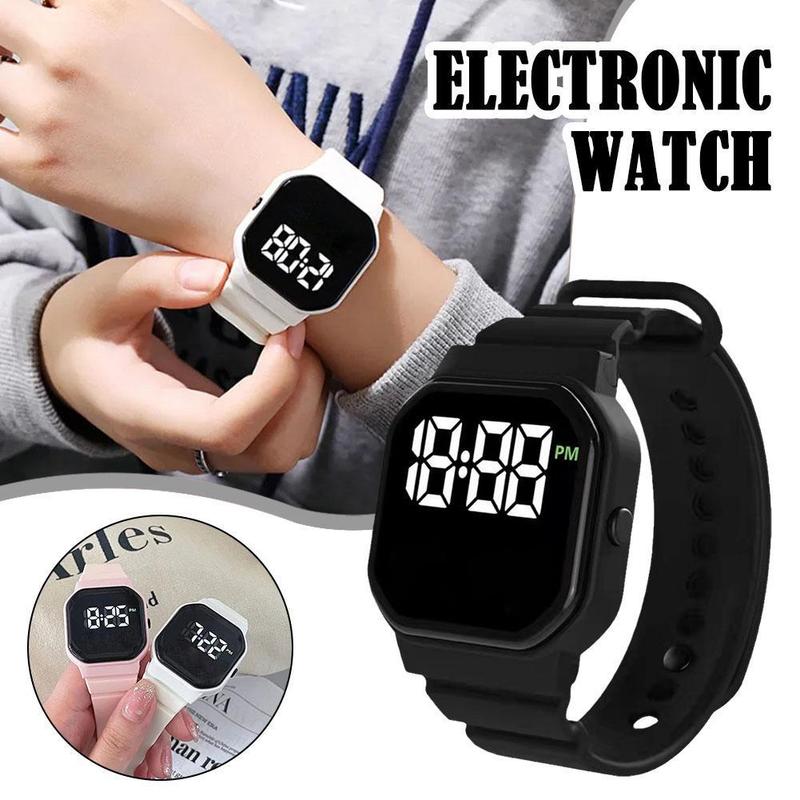 Electronic Watch For Men Digital Kids Watch Electronic LED Wristwatch ...