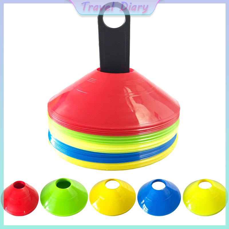 10Pcs Soccer Training Football Ball Game Disc Agility Disc Cone ...