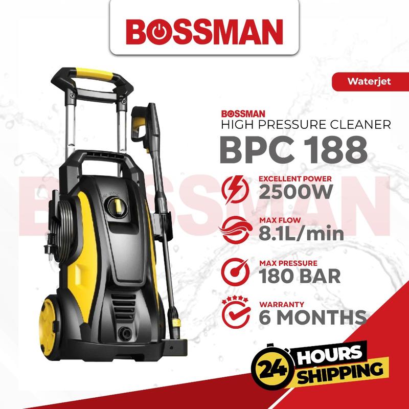 BOSSMAN BPC188 High Pressure Cleaner 2500w Water Jet 180BAR - TikTok ...