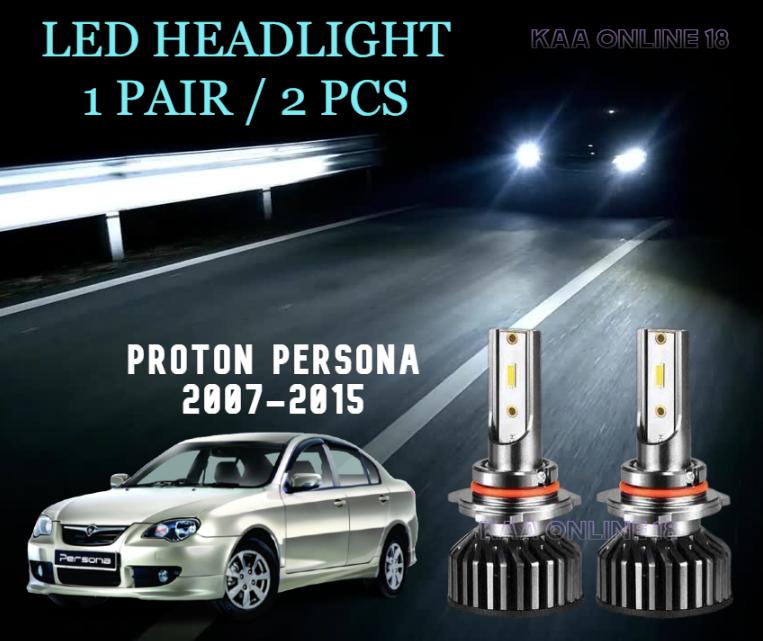 For~ Proton Persona 2007-2015 2pcs Car Headlight LED Bulb 6000K ...