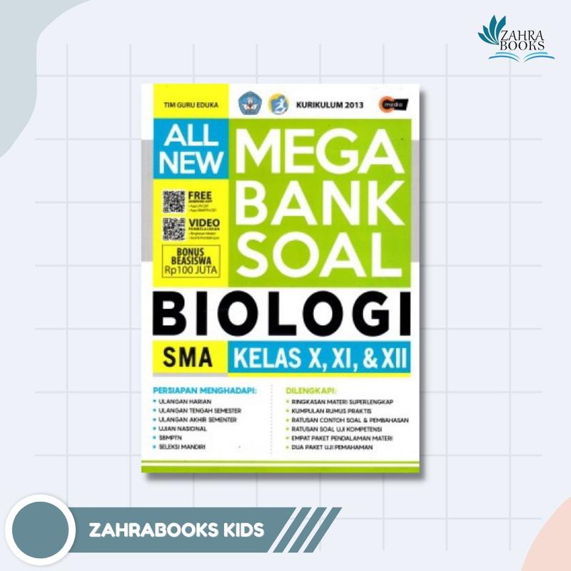 AG - BUKU ALL NEW MEGA BANK SOAL BIOLOGI SMA KELAS X, XI, & XII - Shop ...