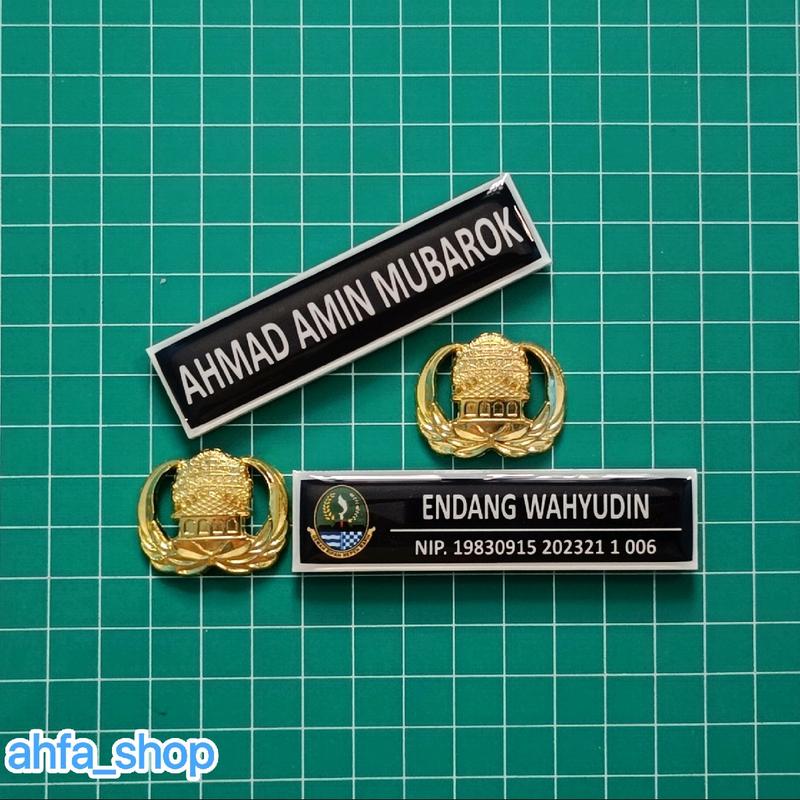 Paket nametag ASN /PNS terbaru - Shop | Tokopedia