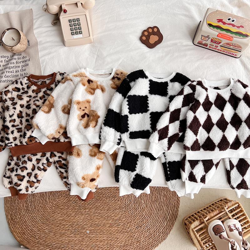 Autumn and Winter Baby Split Set with Western Style and Velvet - TikTok ...
