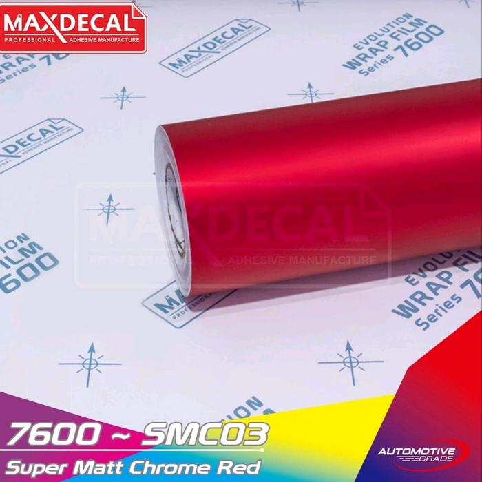 Jual SKOTLET MOTOR MAXDECAL MATTE CRHOME MERAH MAROON Car - Kota Depok ...