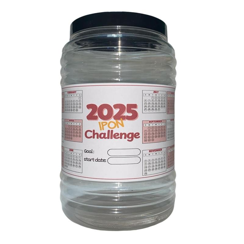 Jar Big Size Alkansya Ipon Challenge Design NEW YEAR 2025 RED - TikTok ...