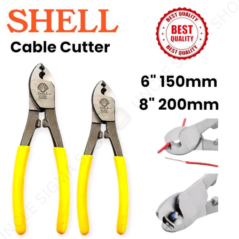 SHELL 6" and 8" cable wire cutter pemotong kabel wayer High Quality ...