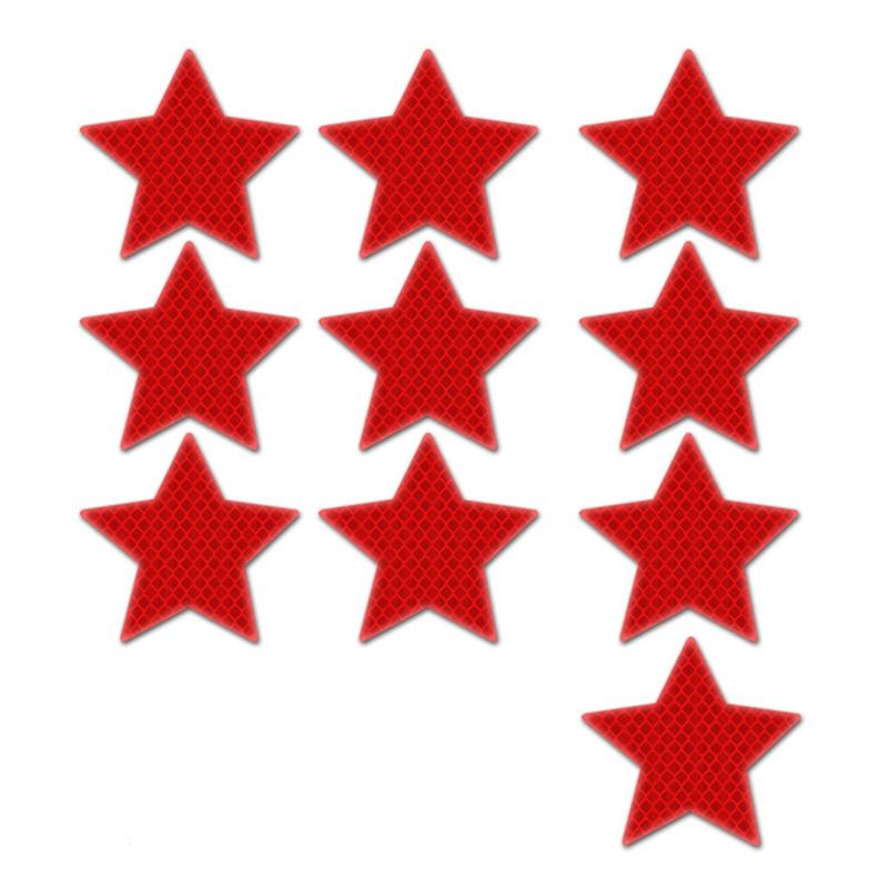 10pcs Reflective Star Decals Warning Tapes for Motorcycle Ca - TikTok ...