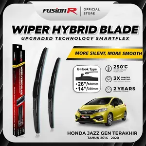 Fusion R | Wiper Kaca Mobil HONDA BRIO Karet Wiper Frameless Hybrid ...