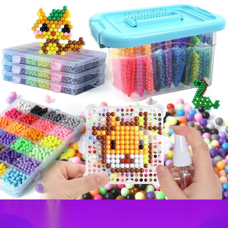 Beads Puzzle Crystal Handmade DIY Toy Water Spray Magic Bead - TikTok ...