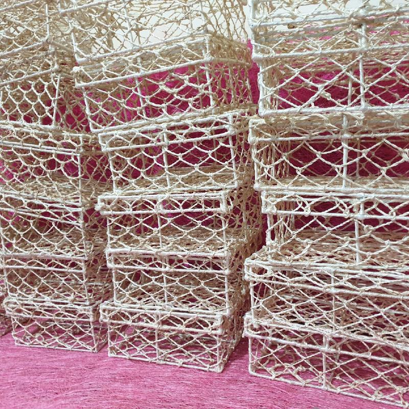 native /abaca box 6X6X3 and 7X7X3 only/gift or souvenir packaging ...