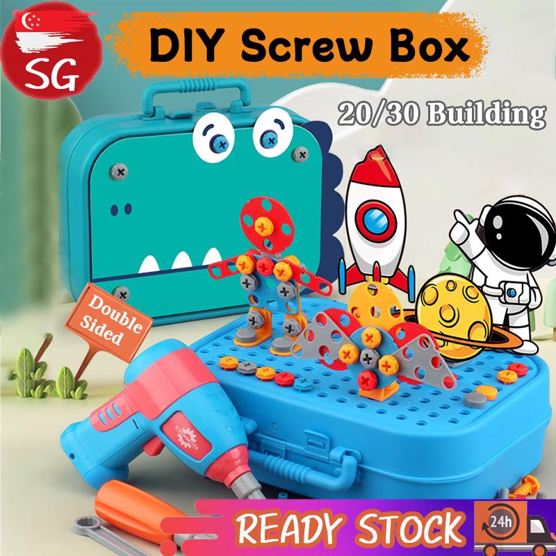 SG-Stock 461Pcs Set Screw Box With Electric Drill DIY Construction ...