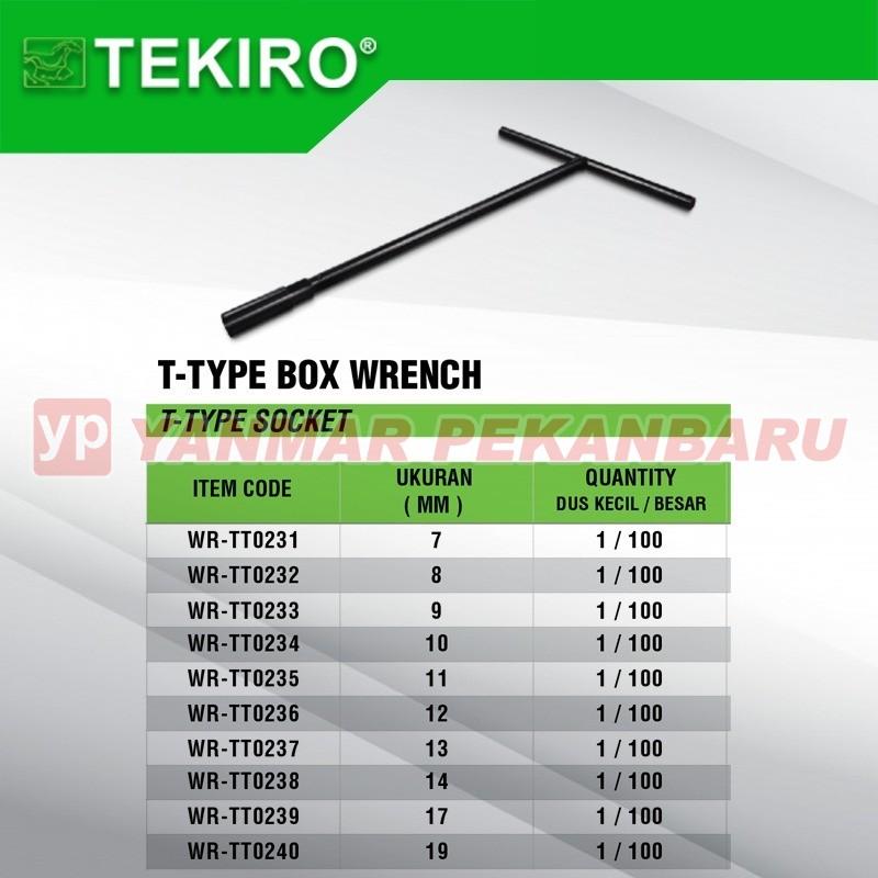KUNCI T TEKIRO SET 7-19MM - Shop | Tokopedia