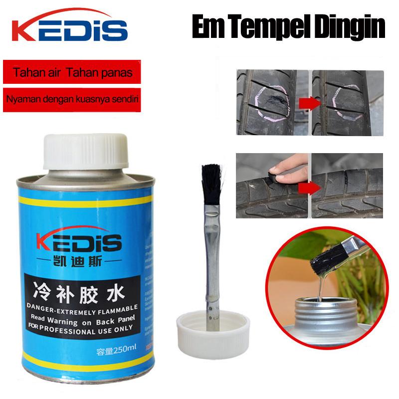 250 ML Lem Tambal Ban Lem perbaikan ban Lem Ban Hitam Roda Kendaraan ...