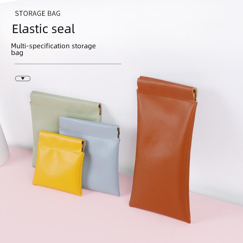 Multi-Specification Data Cable Storage Bag PU Automatic Closure ...